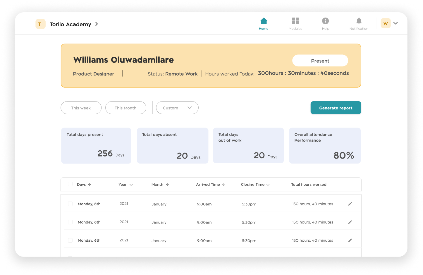 Time & Attendance Management Software: BizEdge - HR Business Software