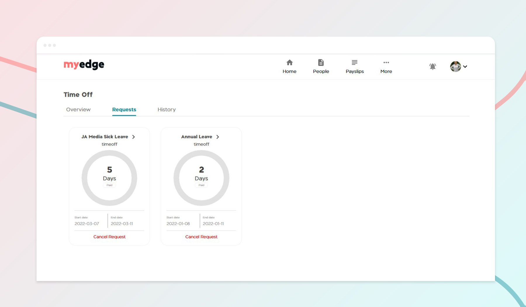 How to request Time Off on MyEdge | Bizedge