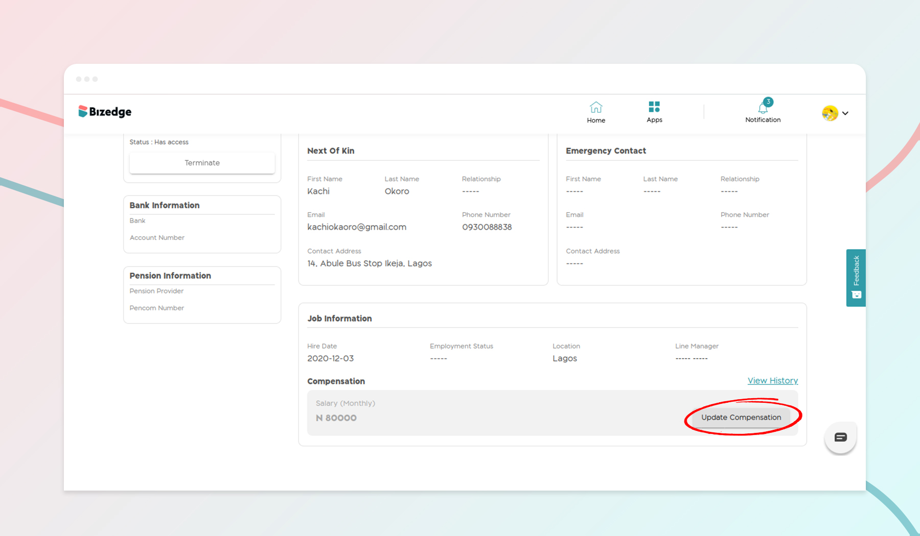How to Update Employee Job Title and Compensation | Bizedge