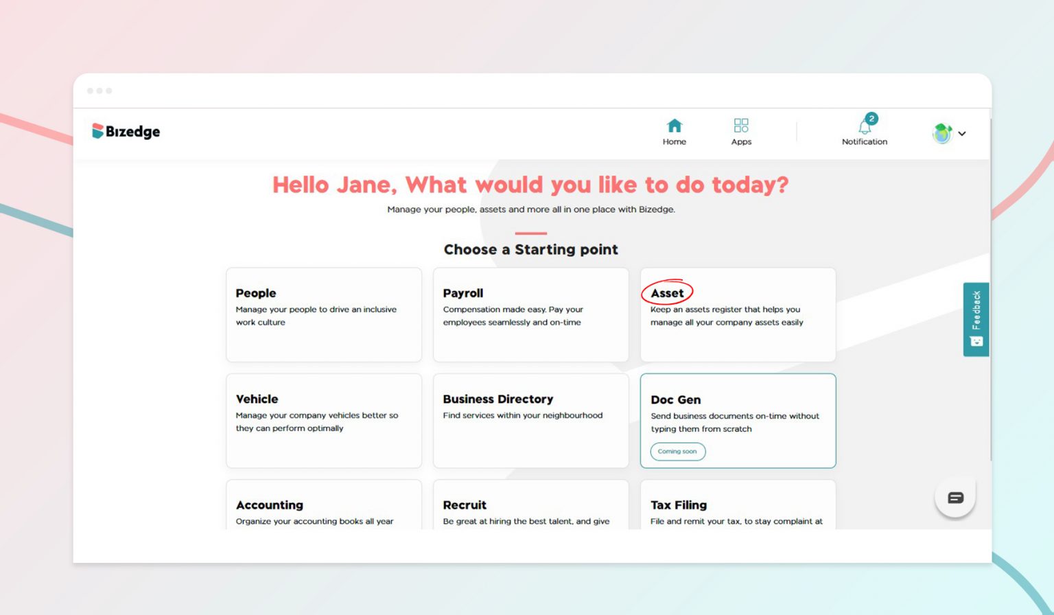 Managing assets in BizEdge | Bizedge Blog