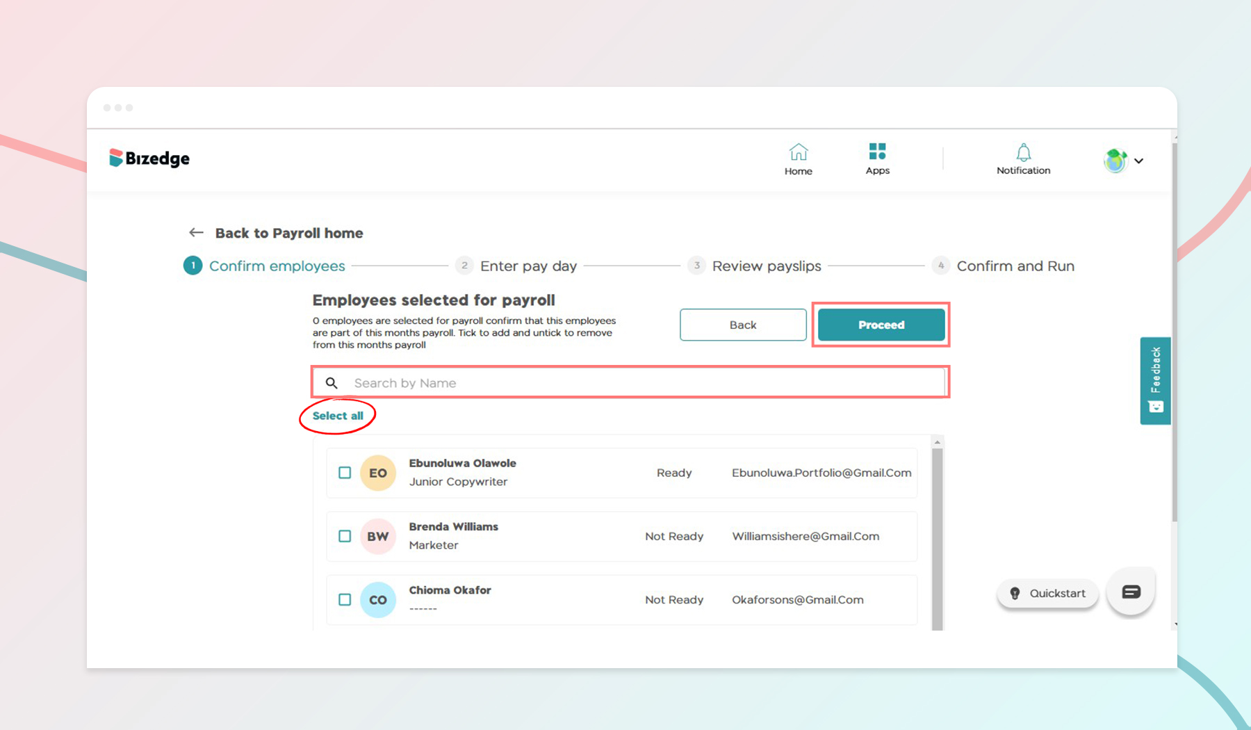 How to prepare payroll using BizEdge | Bizedge