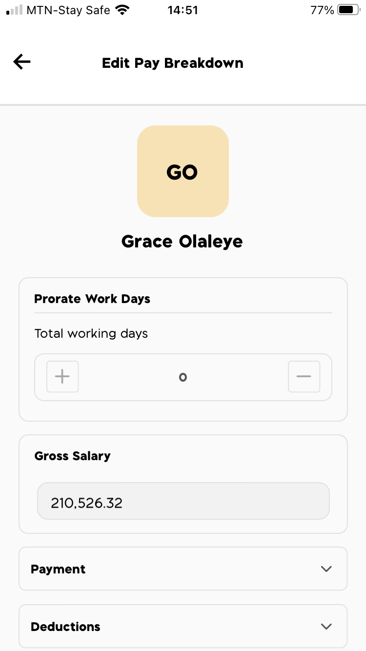 How to Make Deductions and Add Allowances on BizEdge (Mobile) | Bizedge