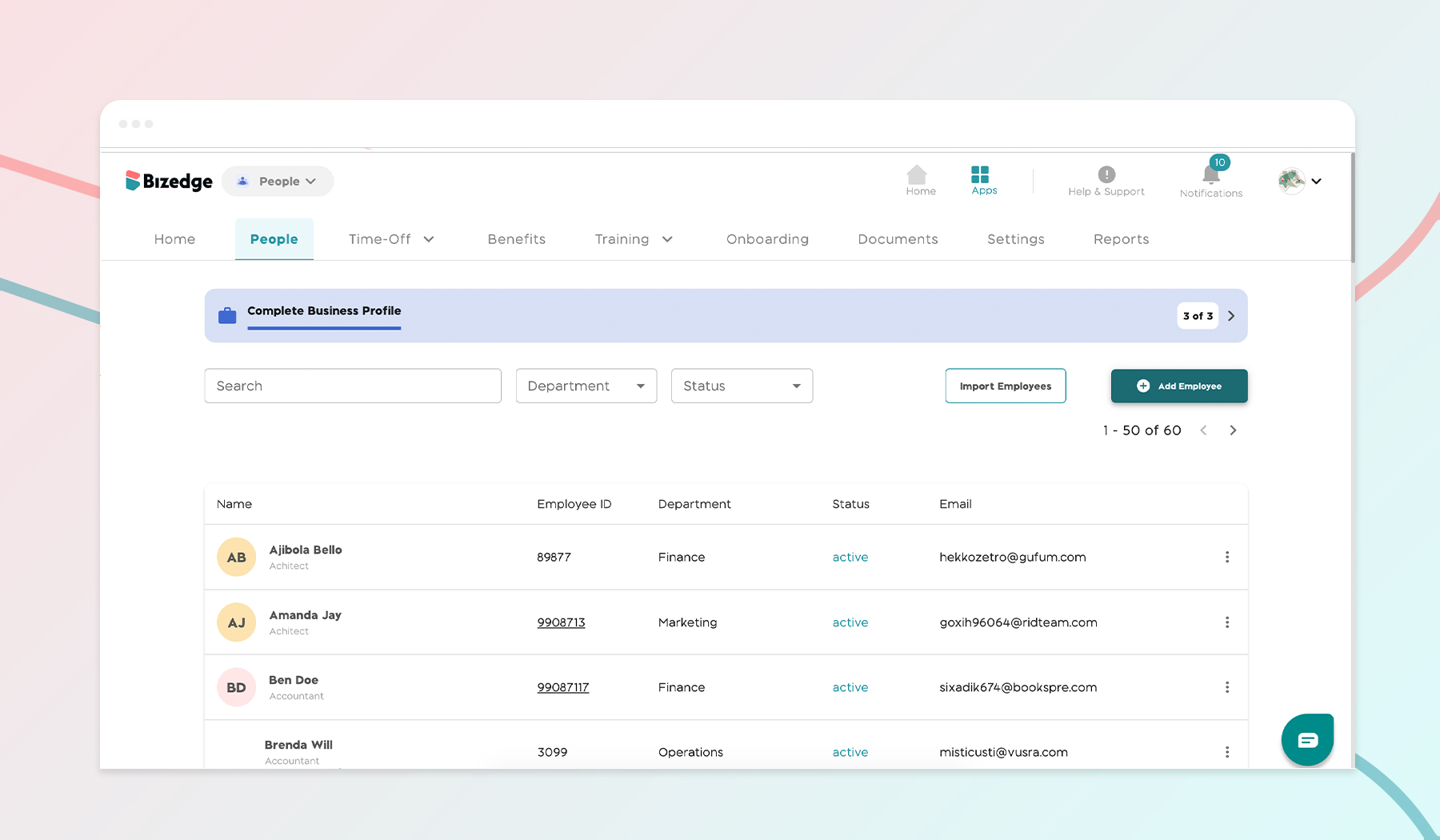 How to Add and Edit Employee Information on BizEdge | Bizedge